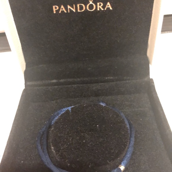 Pandora | Jewelry | Pandora Blue String Bracelet | Poshmark
